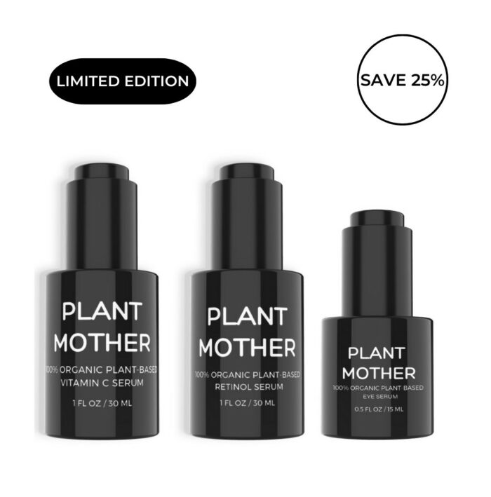 Skincare Trio - Award-Winning Plant Based Serums - Nutrients & Vitamins